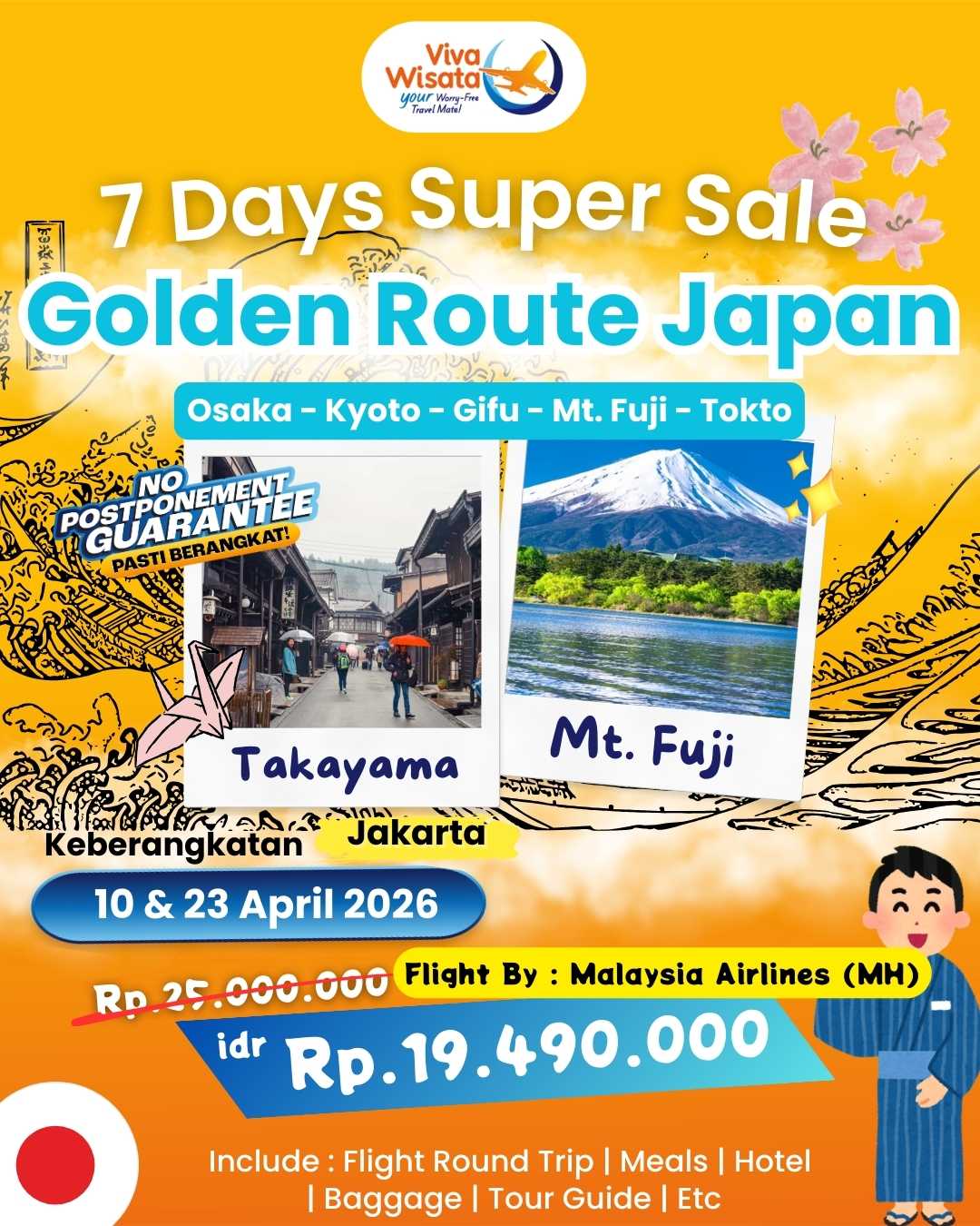 Liburan Seru ke Jepang April 2026 | Sakura, Budaya & Ikonik